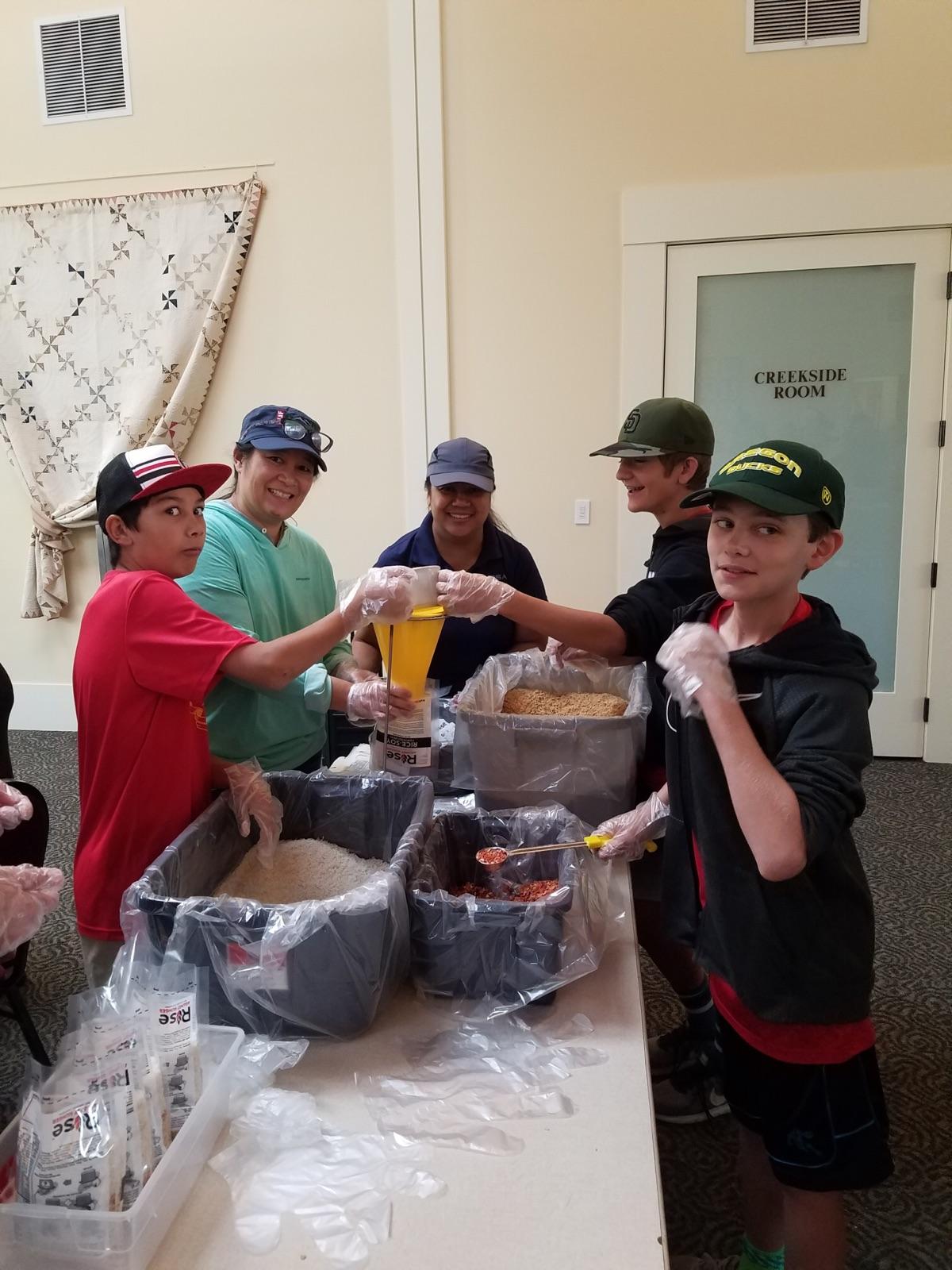 Rise Against Hunger Meal Packing Event – BSA Troop 200 – Lafayette, CA